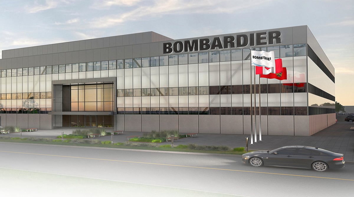 Bombardier Building 1 Million SF Facility In Mississauga